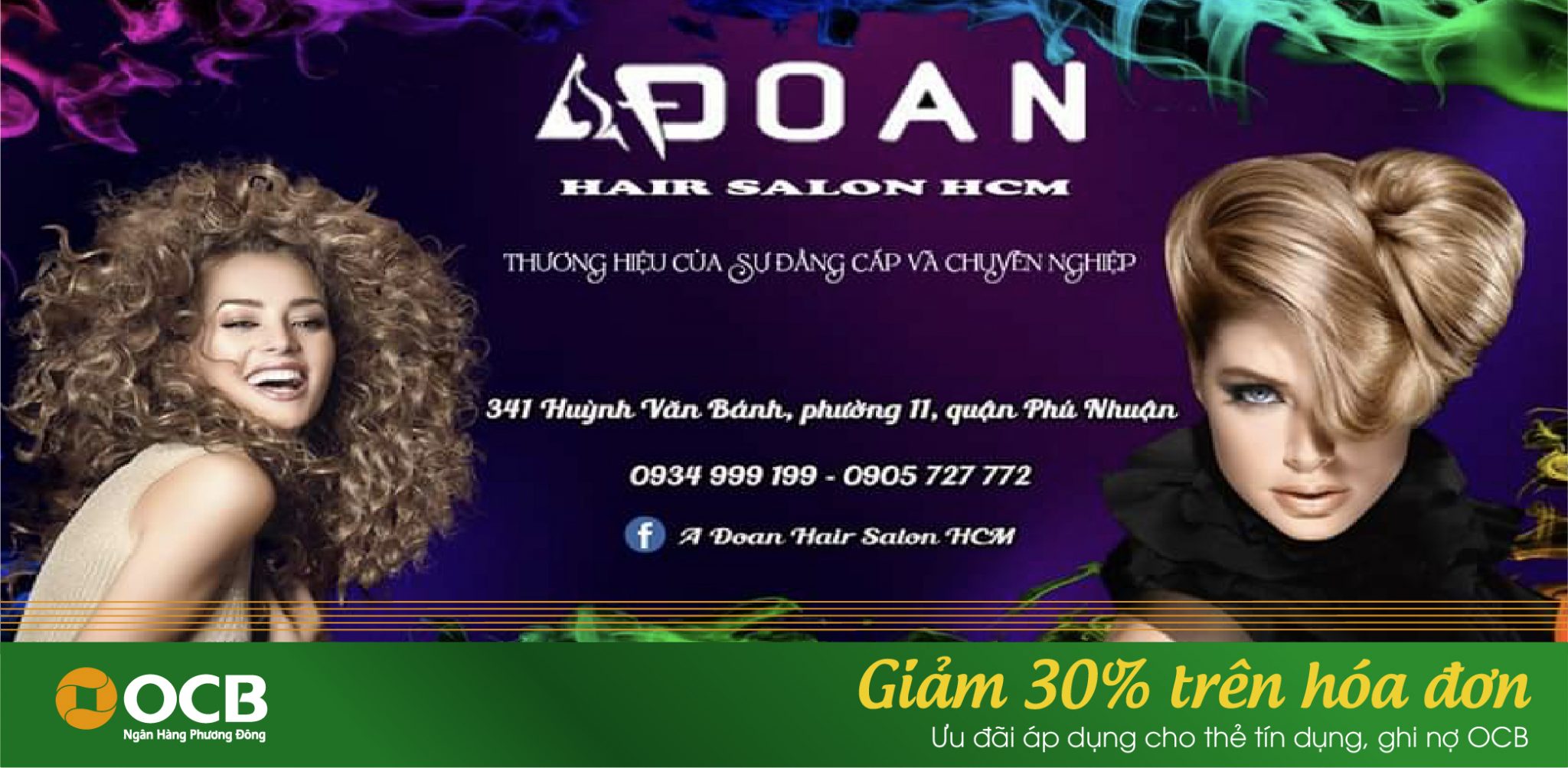Ưu đãi 30% khi thanh toán bằng thẻ OCB tại Adoan Hair Salon – Tin tức ...